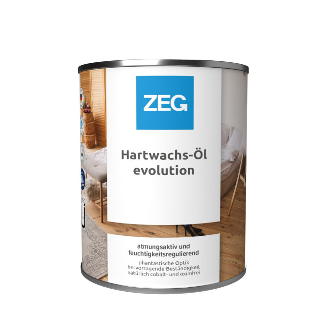 ZEG Evolution Hartwachsöl weiß | Webshop | ZEG Zentraleinkauf Holz + Kunststoff eG