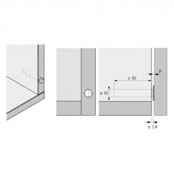 Push to open Pin zum Einbohren | Webshop | ZEG Zentraleinkauf Holz ...